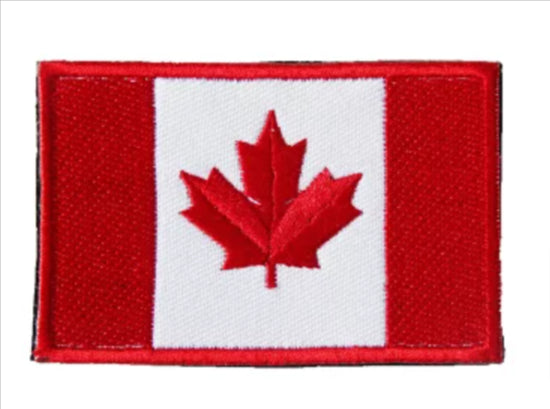 [Custom Logo Stitching] Canadian Flag Right Sleeve